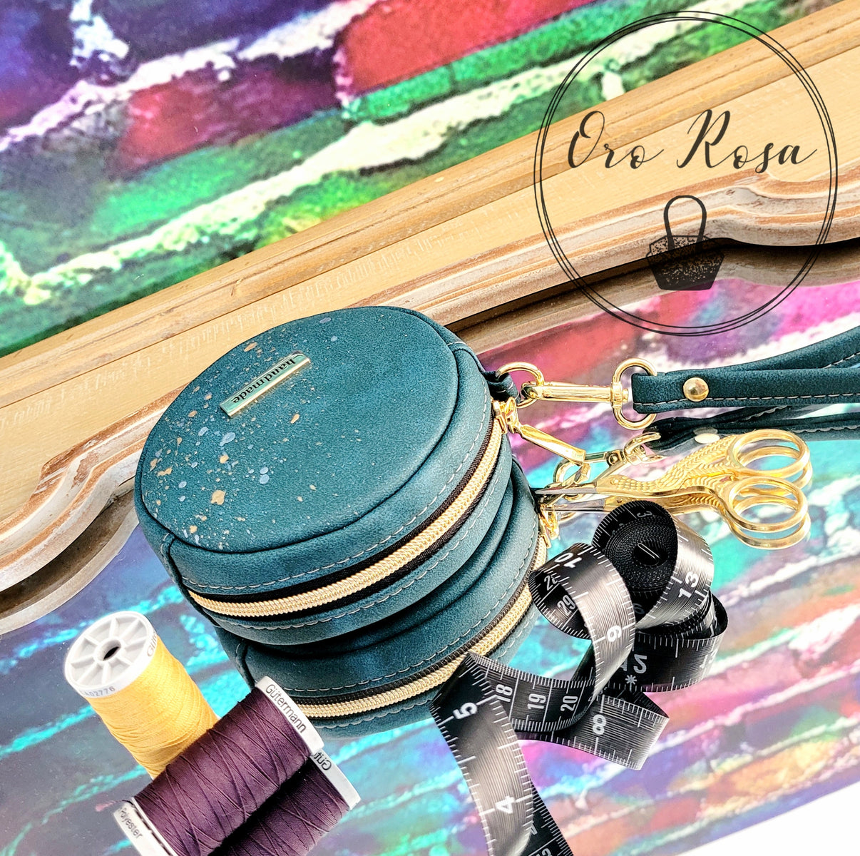 Mini Magda Wristlet PDF Pattern – Oro Rosa Patterns